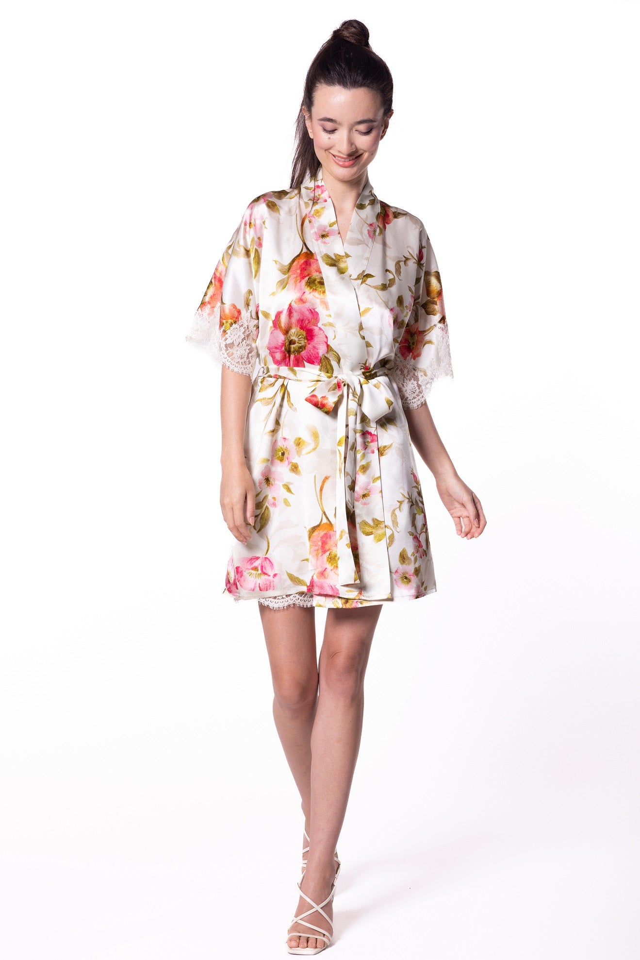 Gazebo Print Silk Boudoir Robe – Beestung Lingerie